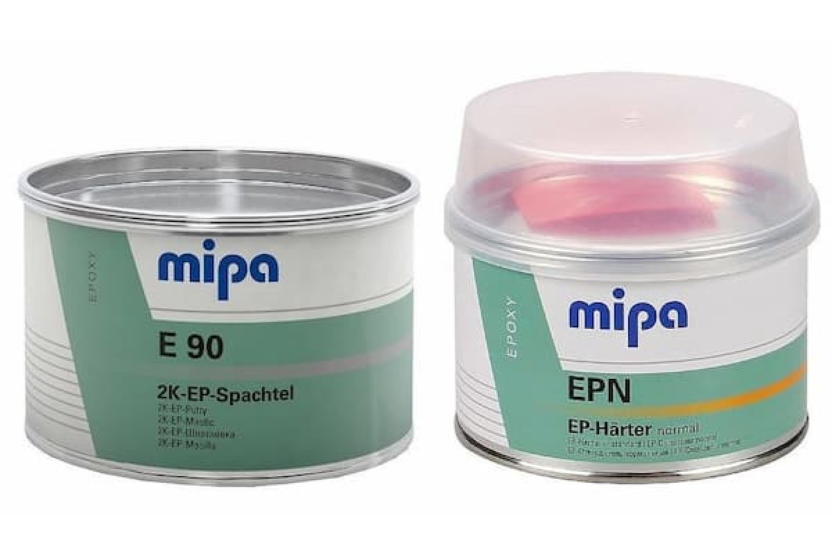 MIPA E90 EP-Spachtel Шпатлевка эпоксидная 1кг + 0,5кг (отвердитель EPN ...