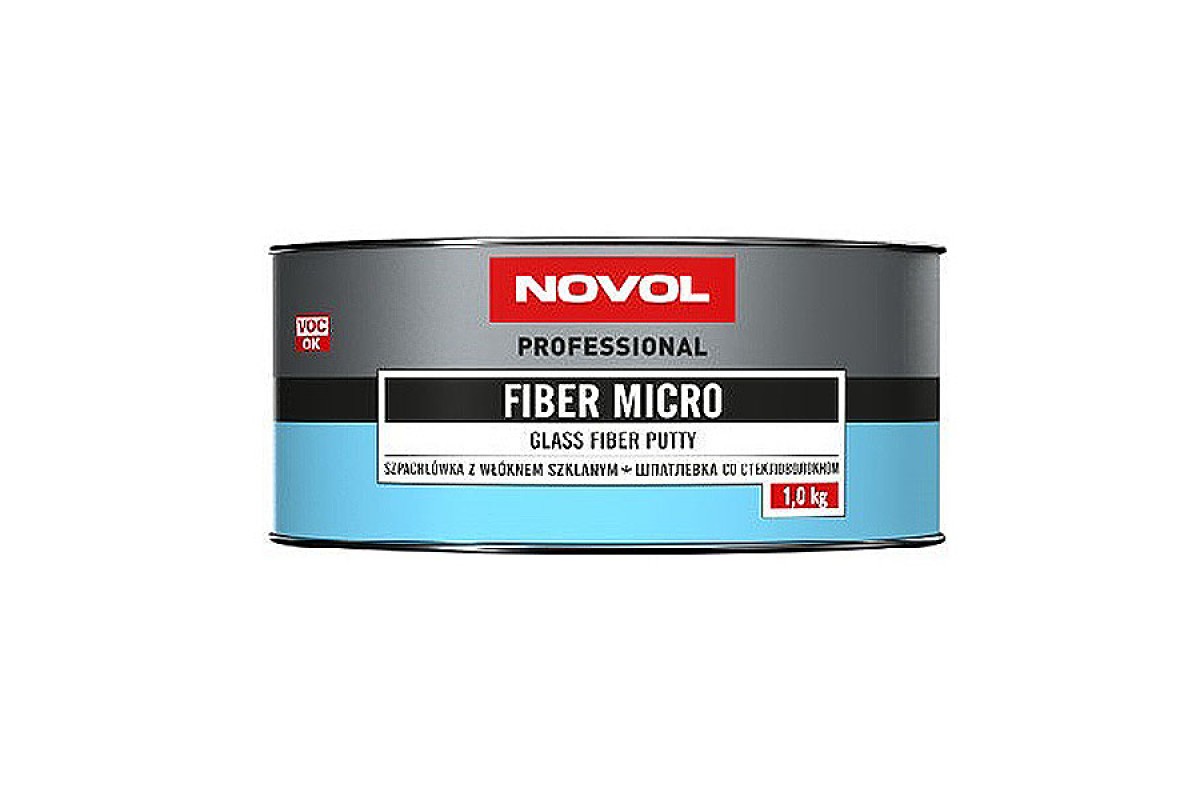 NOVOL FIBER MICRO Шпатлёвка с мелким стекловолокном 1кг купить по цене ...