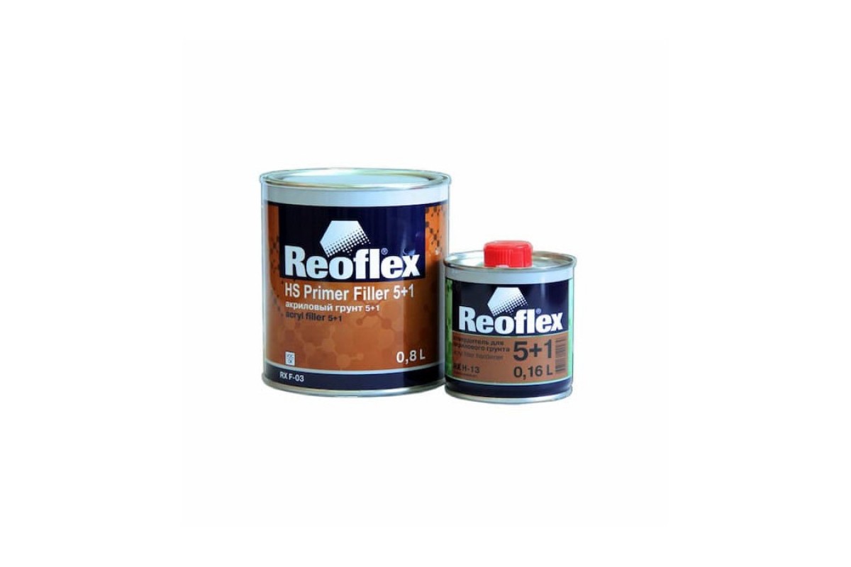 REOFLEX RX F-03 Primer Filler HS 5+1 Грунт акриловый 0,8л + 0,16л (RX H ...